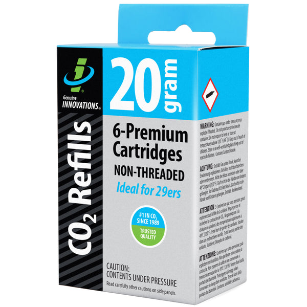 20 Gram Non-Threaded CO2 Cartridges | Genuine Innovations